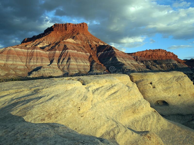 White and Red Sandstone stock photo. Image of desert - 22353886