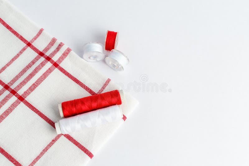 Spools of Cotton stock photo. Image of wooden, cotton - 71678244