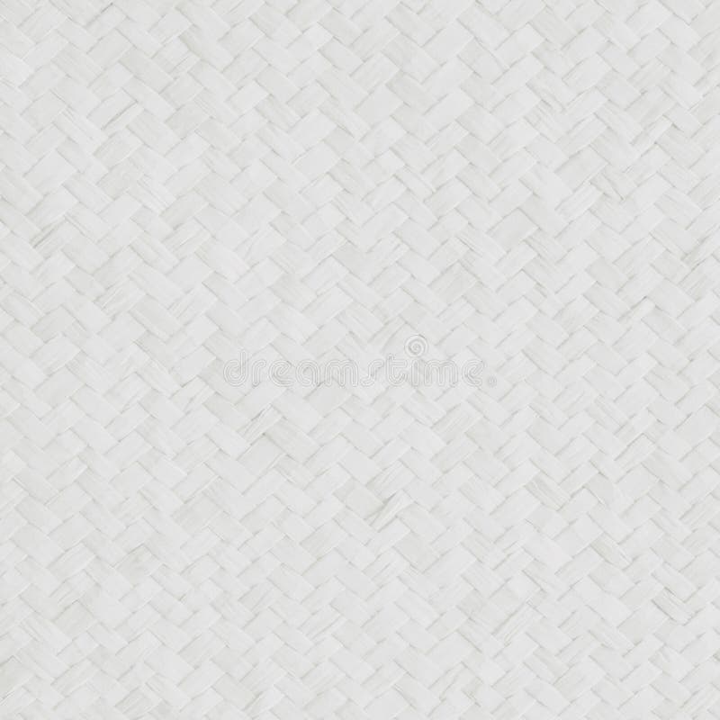 White Reed Weaving Mat Texture in Natural Pattern for Background and ...