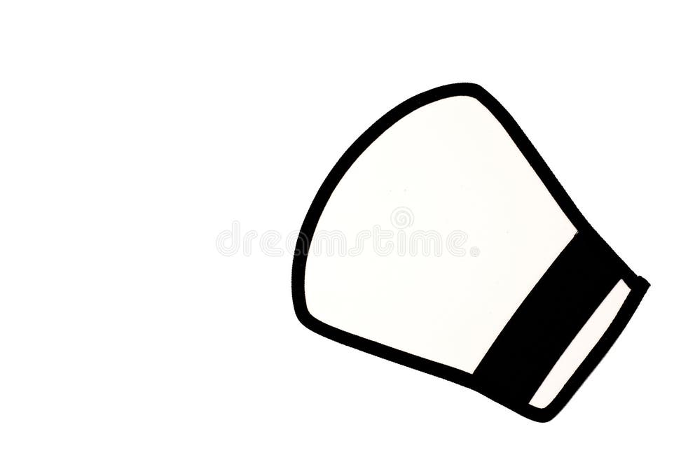 White Reflector Visor To Diffuse Light from the on-camera Flash Stock ...