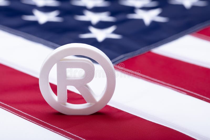 White Registered Trademark Sign Stock Image - Image of american ...
