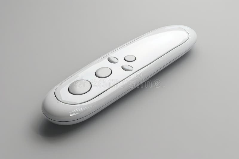 Modern Remote Control Lying on a Gray Surface Stock Image - Image of ...