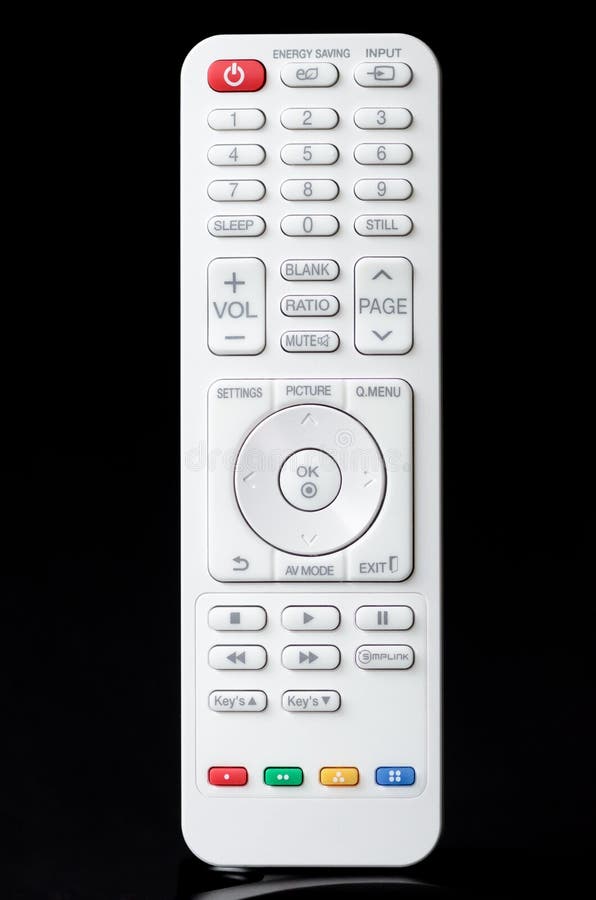 White Remote Control stock photo. Image of electronics - 8365034