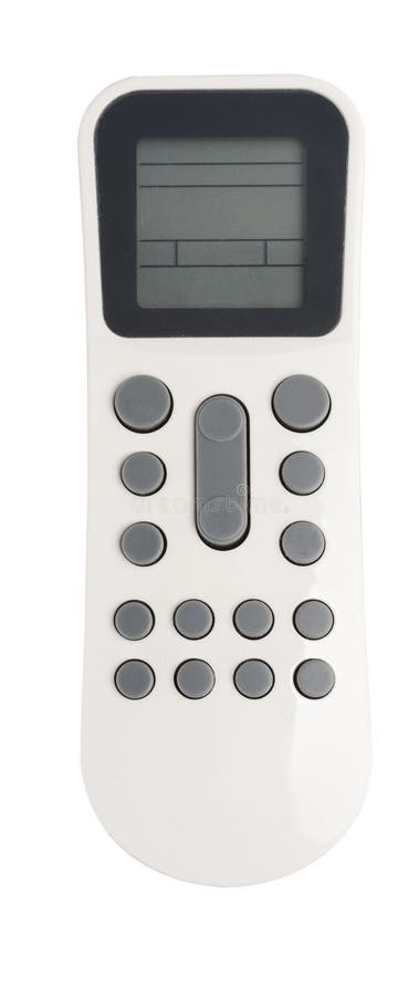 White Remote Control Isolated on White Background Stock Photo - Image ...