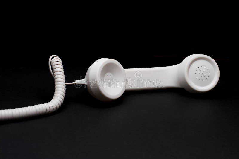 White retro telephone stock photo. Image of classic, black - 41399488