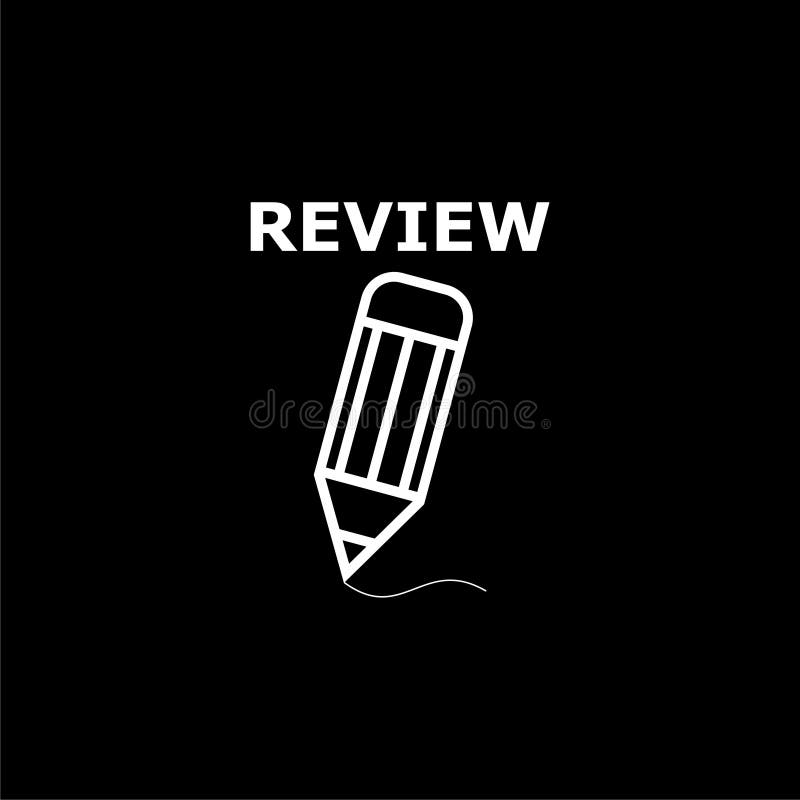 Review Icon, Simple Vector Icon Stock Illustration - Illustration of ...