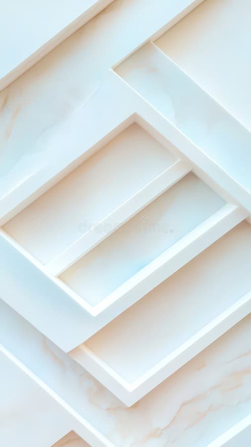 White Rhombus Geometric Pattern Decorating a Wall, Adding a Touch of ...