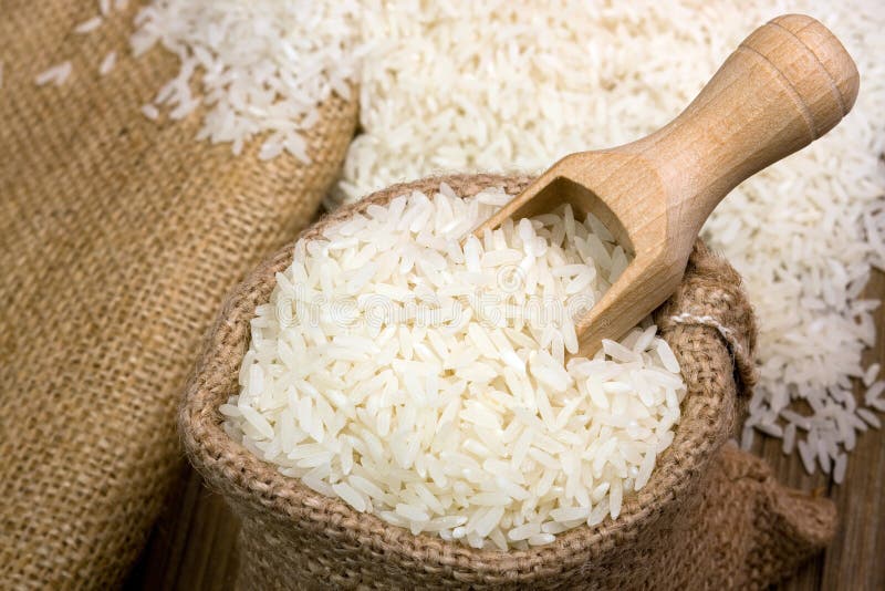 White rice stock image. Image of asian, heap, isolated - 17346873