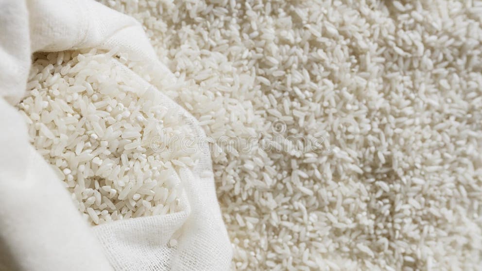 White Rice Bag with Copy Space. High Quality Photo Stock Photo - Image ...