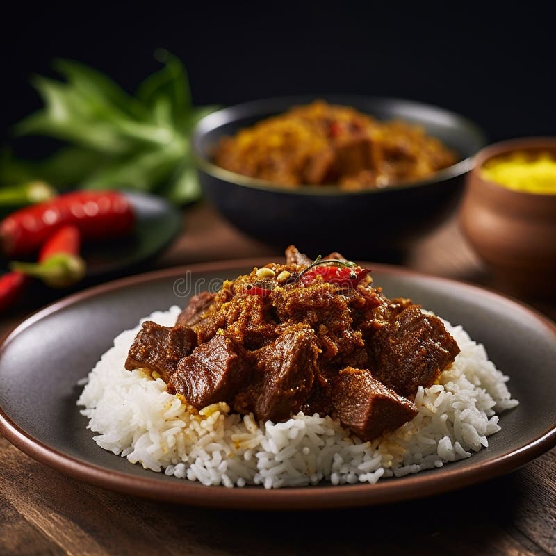 Rendang Meat Stock Illustrations – 66 Rendang Meat Stock Illustrations ...