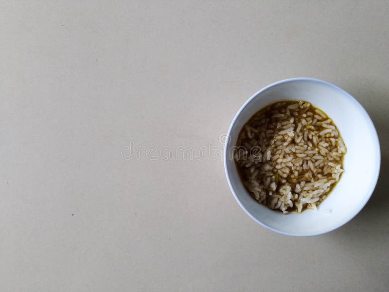 White Rice Breakfast Menu stock photo. Image of gastronomy - 286539320