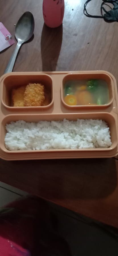 White Rice with Carrot Side Dishes Stock Photo - Image of meal, dinner ...