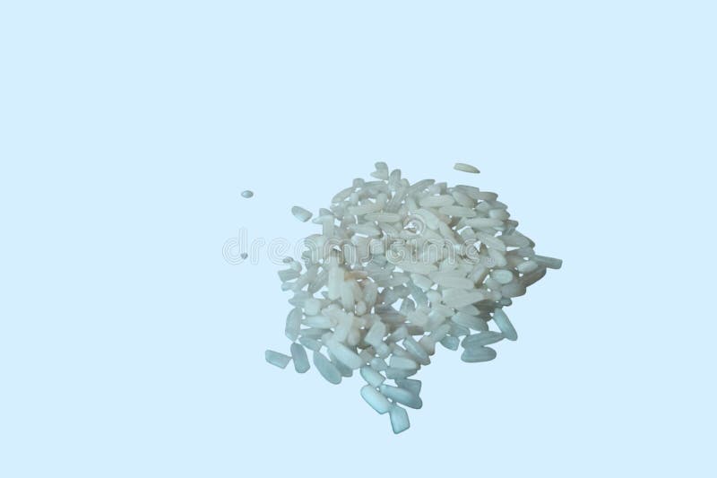 White Rice in a Clear Plastic Container, a Staple Food for the ...