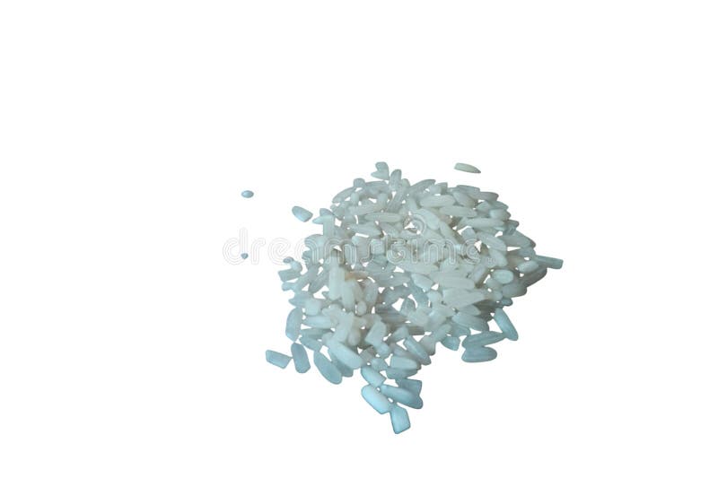 White Rice in a Clear Plastic Container, a Staple Food for the ...