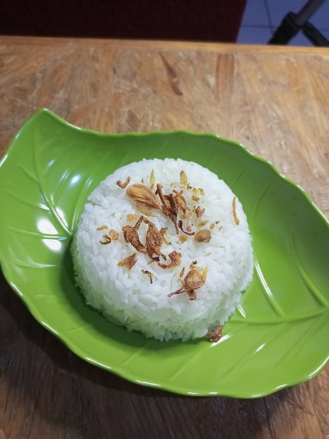 White Rice with Fried Onions Stock Image - Image of icing, fruit: 268951441