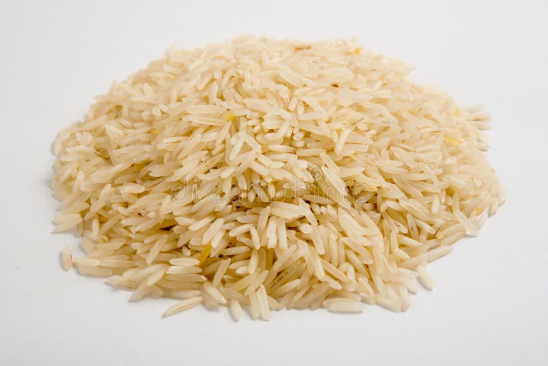 White Rice, Natural Long Rice Grain for Background and Texture. Stock ...