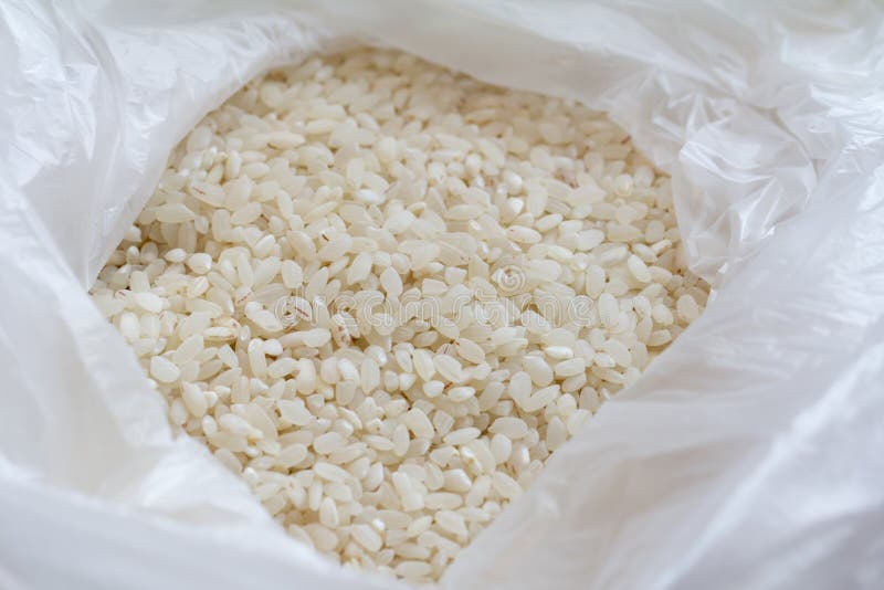 White rice in the package stock photo. Image of food - 75845338