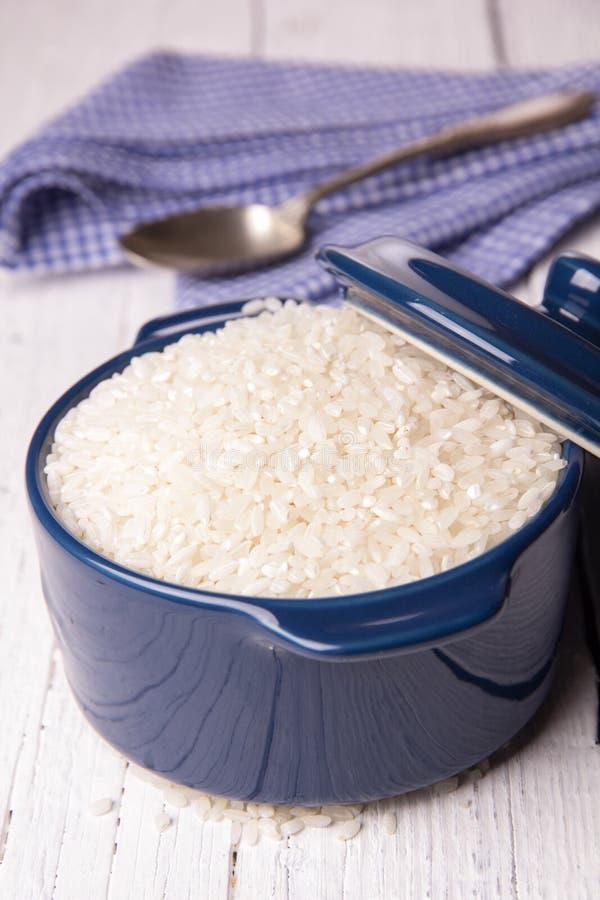 White rice stock photo. Image of beans, wooden, traditional - 52385940