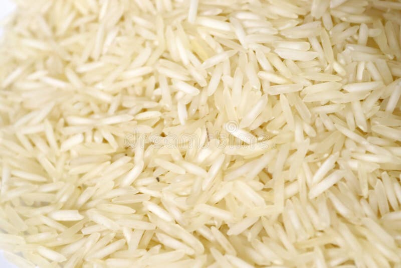 White Rice Photo- White Rice Grains-White Background Stock Photo ...
