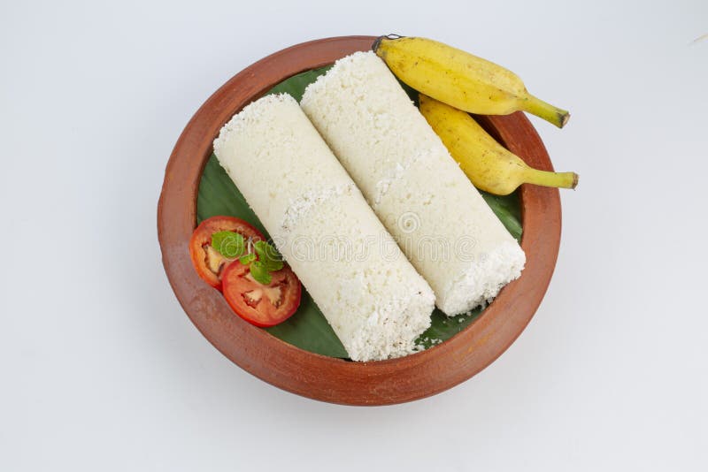 White Rice Puttu with Chana Masala Curry Stock Image - Image of south, arrange: 219772851