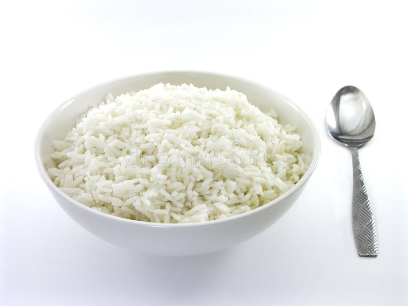 White Rice; 1 of 2 stock photo. Image of healthy, lunch - 1022788