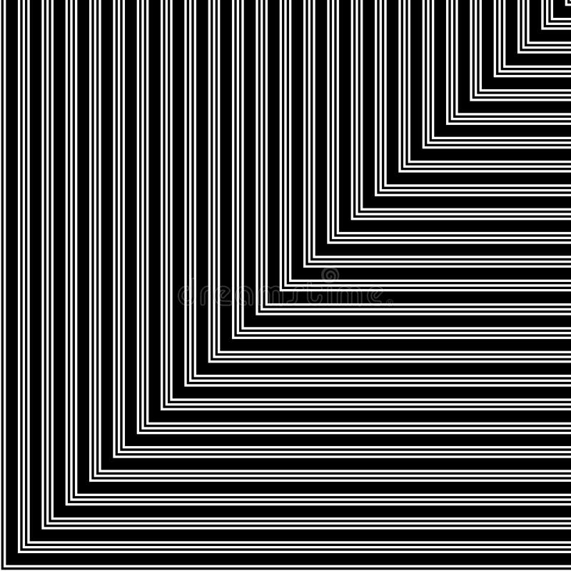 White Right Angle Lines Fabric Pattern on Black Background Vector ...