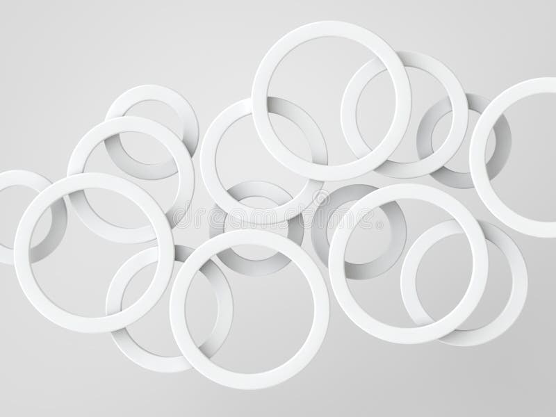 White rings stock illustration. Illustration of white - 33891887