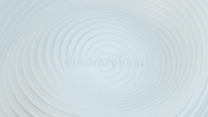 White Rings with Ripple Effect 3D Render Stock Illustration ...