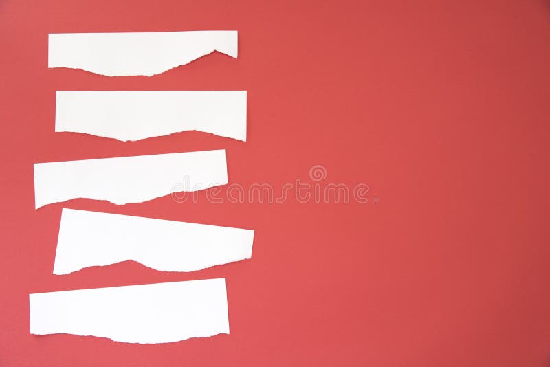 White Ripped Note, Notebook Paper Stuck with Sticky Tape Stock Image ...