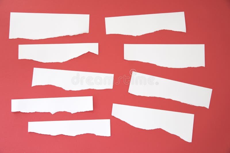 White Ripped Note, Notebook Paper Stuck with Sticky Tape Stock Image ...