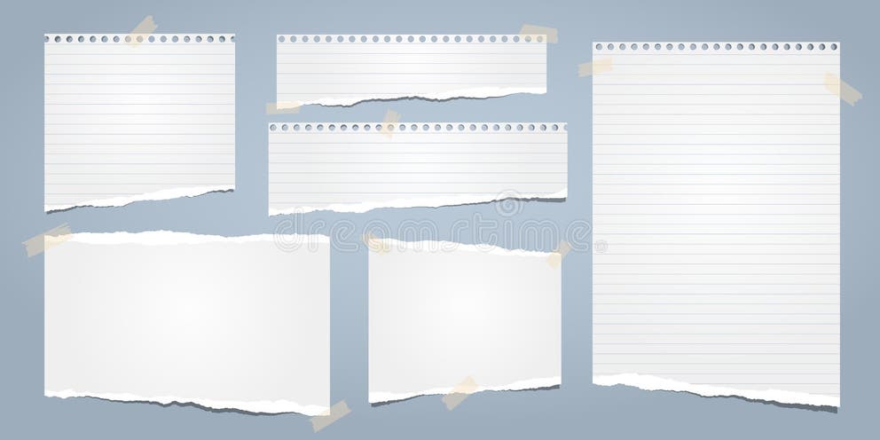 Lined Paper Ripped Stock Illustrations – 2,259 Lined Paper Ripped Stock ...
