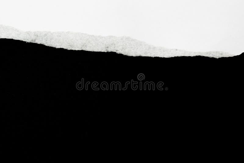 White Ripped Paper Edge Texture Overlay Background Stock Image - Image ...