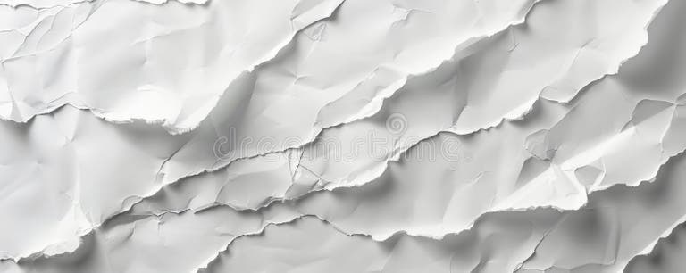 White Ripped Paper: Layers of White Ripped Paper with Visible Edges ...