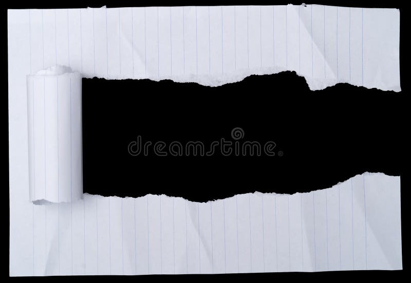 White Ripped Paper Strips Collection. Paper Scraps with Torn Edges ...