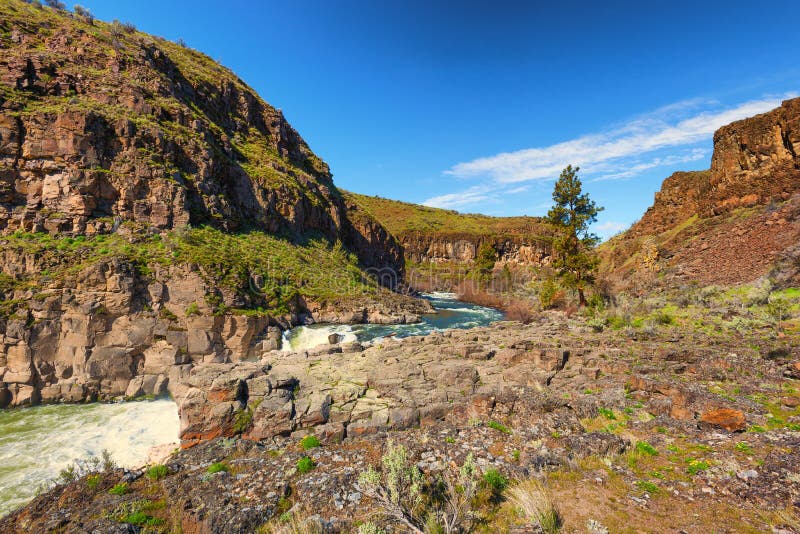 White River in Eastern Oregon Stock Image - Image of eastern, canyon ...