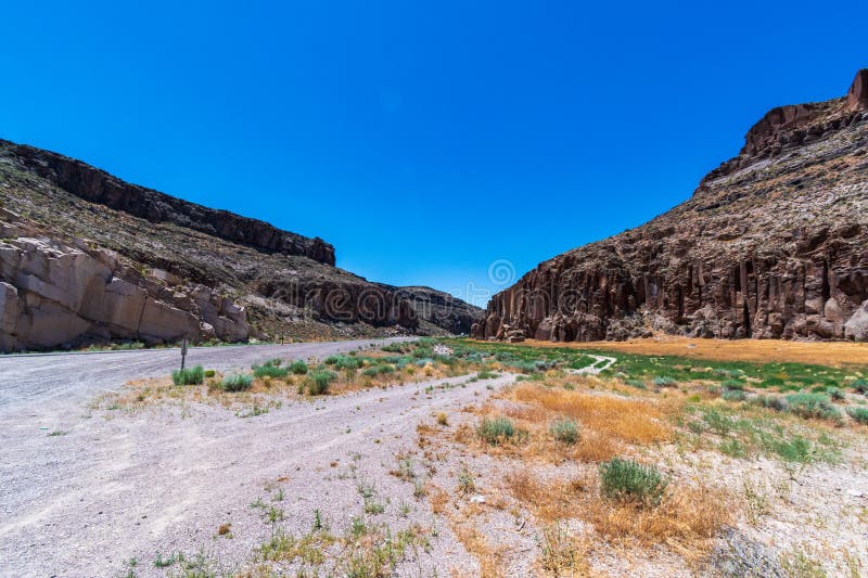 Landscape View of White River Narrows Archaeological District, Nevada ...