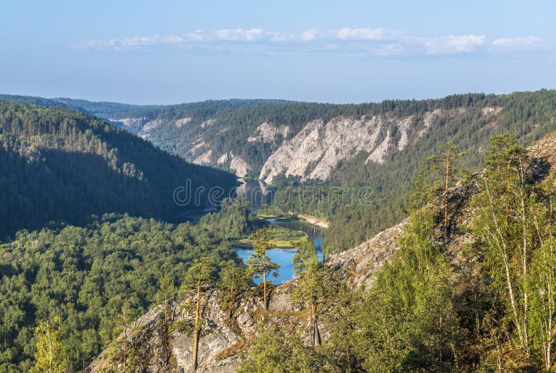 White River in the Ural Mountains. Stock Photo - Image of burzyan ...