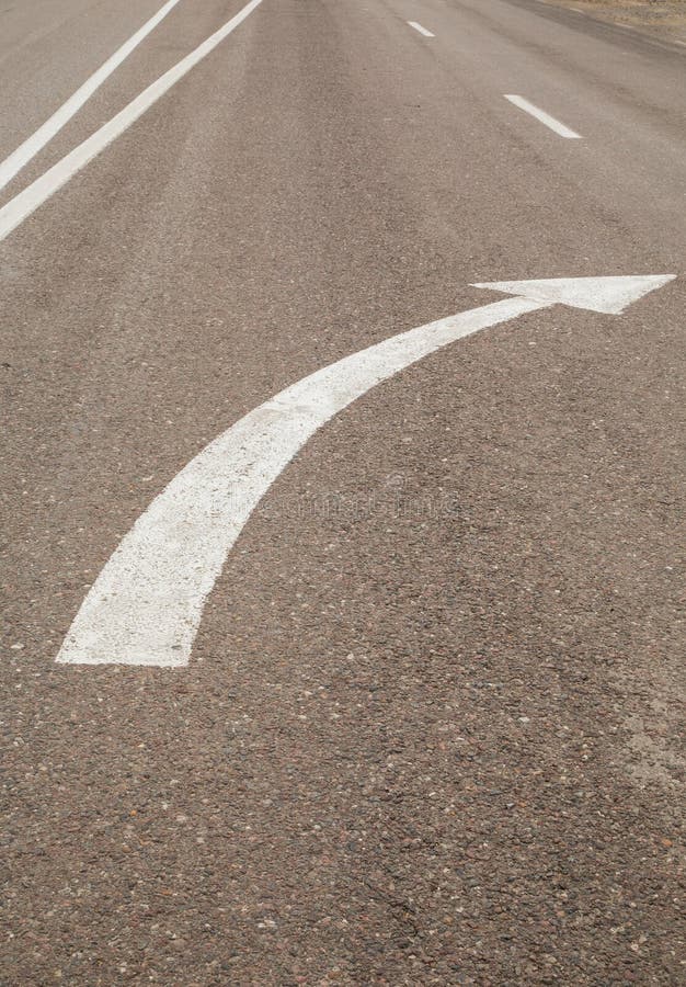 White road mark stock photo. Image of pavement, concept - 59831378