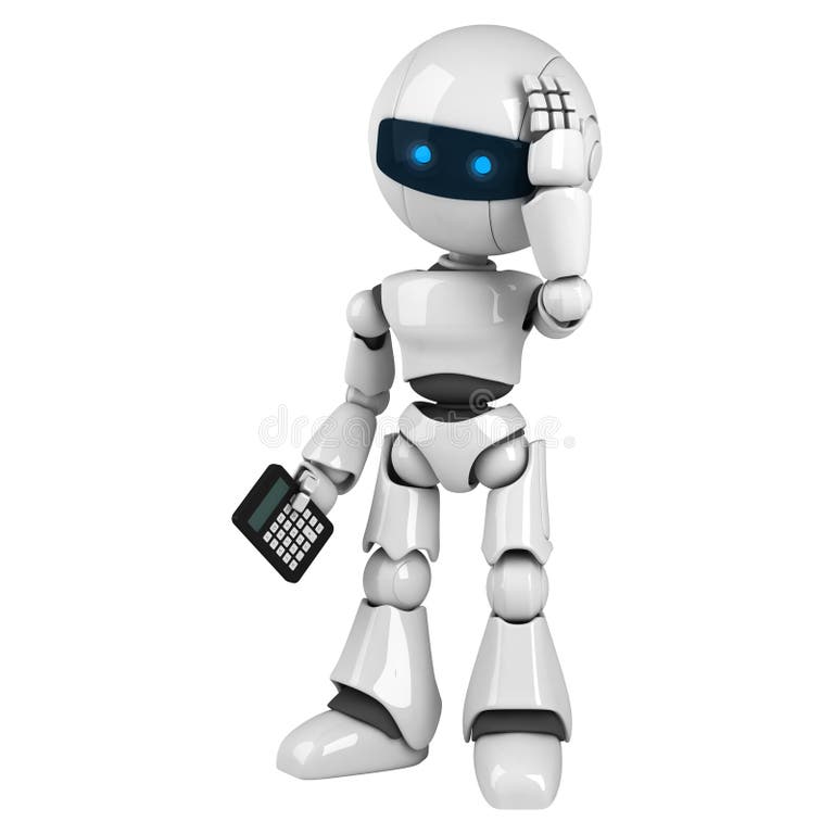 Robot Calculator Stock Illustrations – 970 Robot Calculator Stock ...