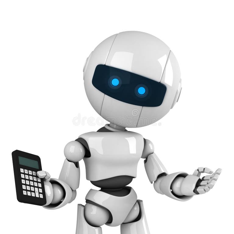 Robot Calculator Stock Illustrations – 970 Robot Calculator Stock ...