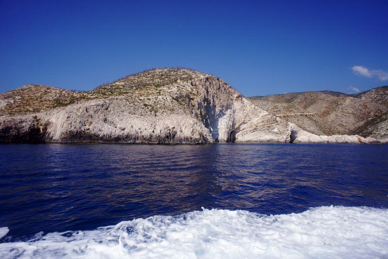 White rocks on cliff, stock image. Image of travel, island - 34731825