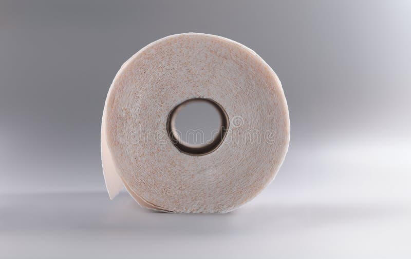 White Roll of Soft Toilet Paper, Clean Tissue for Personal Hygiene ... White Roll of Soft Toilet Paper, Clean Tissue for Personal Hygiene ...