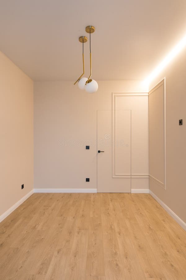 White Room in the Apartment. Modern Interior in a New Building Stock ...