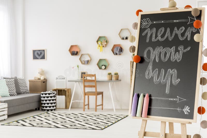 White Room with Study Space Stock Photo - Image of study, date: 74654826