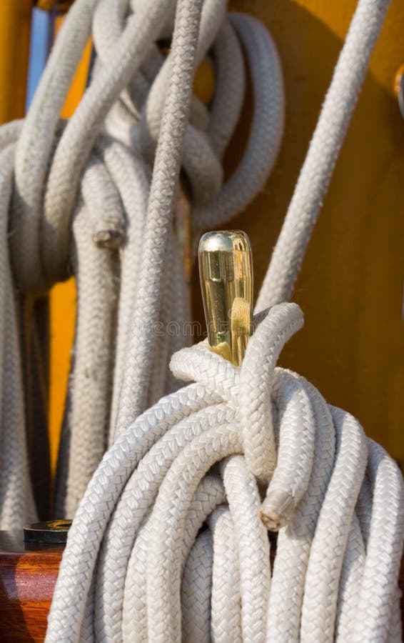 White rope stock photo. Image of harbor, dock, cleat, boardwalk - 3176662