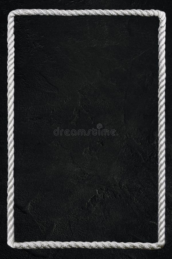 White Rope Frame Shape, Nautical Rope Frame Stock Illustration ...