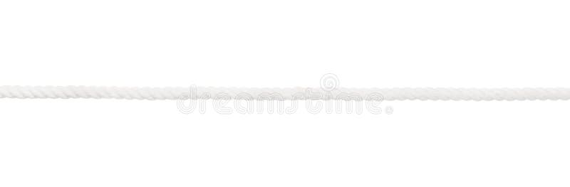 White rope isolated stock image. Image of cord, border - 118820915