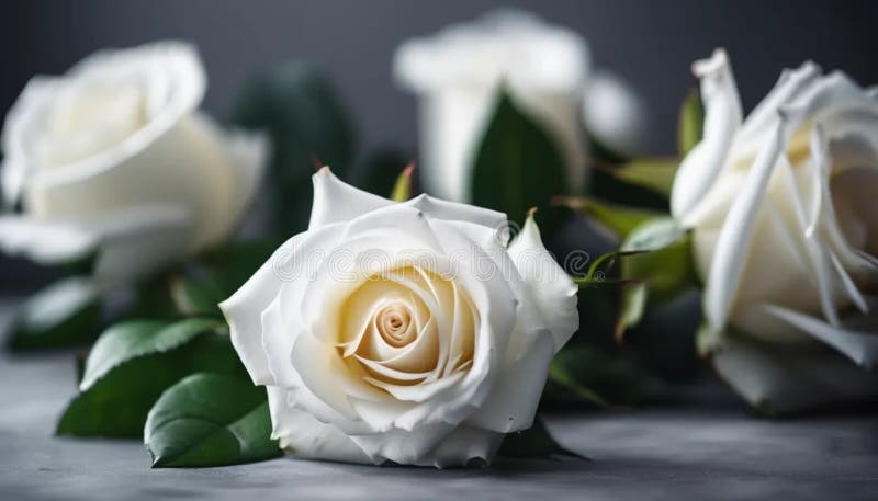 White rose close up stock illustration. Illustration of rose - 334042387