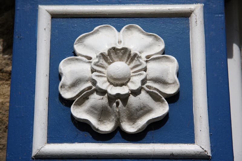 White Rose of York stock image. Image of carving, england - 58648047