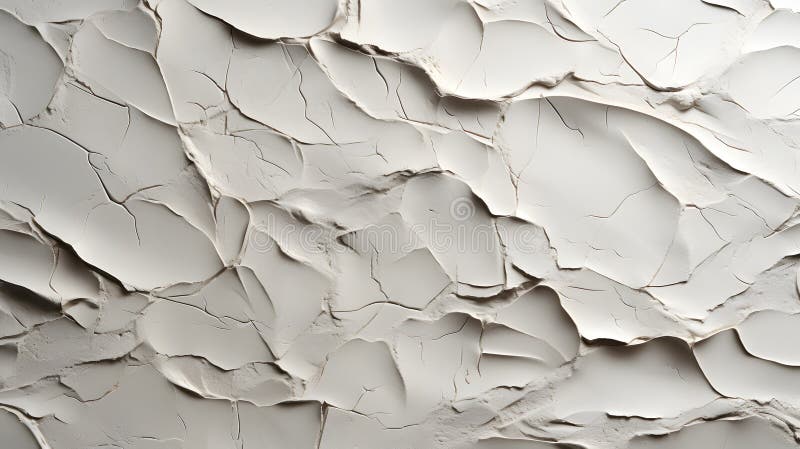 White Rough Filler Plaster Wall Texture Background. Stock Illustration ...